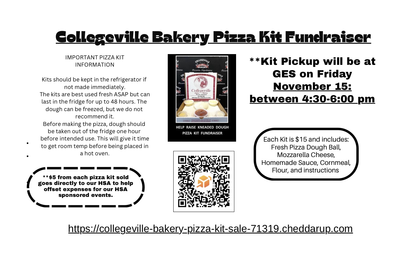 Collegeville Bakery Pizza Kit Sale – Gilbertsville Elementary HSA